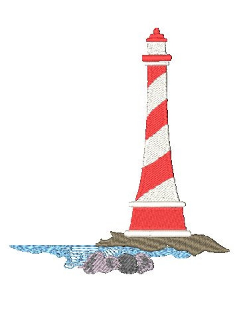 Lighthouses 7 Machine Embroidery Designs - Etsy