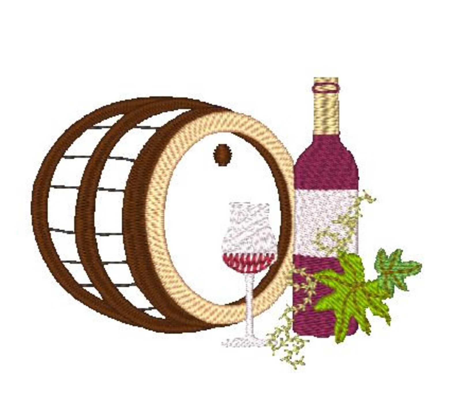 About Wine and Grapes Machine Embroidery Designs - Etsy