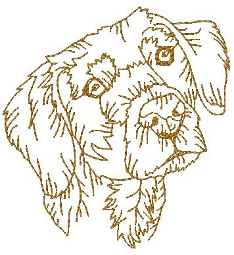 DOG BREEDS Pointers Redwork Machine Embroidery Designs - Etsy