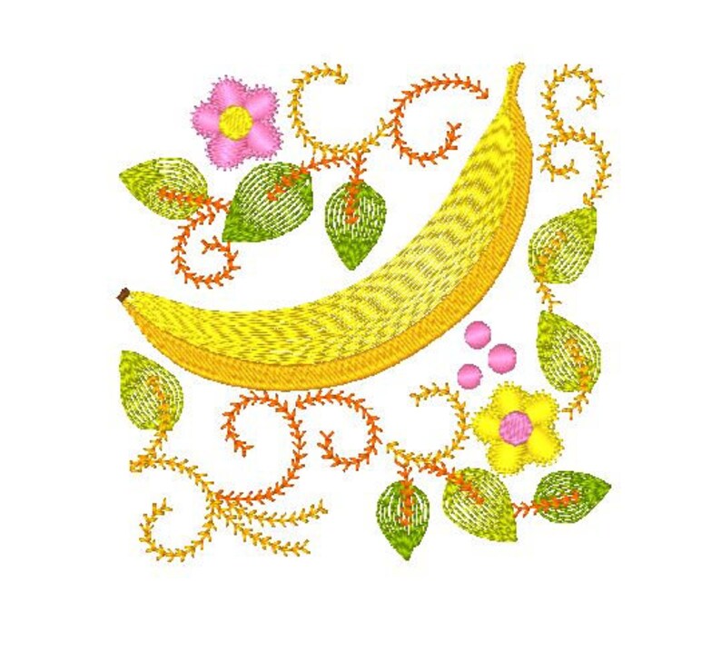 Jacobean Fruits Machine Embroidery Designs - Etsy