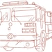 Redwork Fire Trucks [5x7] Machine Embroidery Designs - Etsy