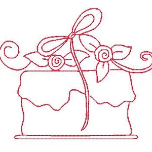 Redwork Kitchen Machine Embroidery Designs - Etsy