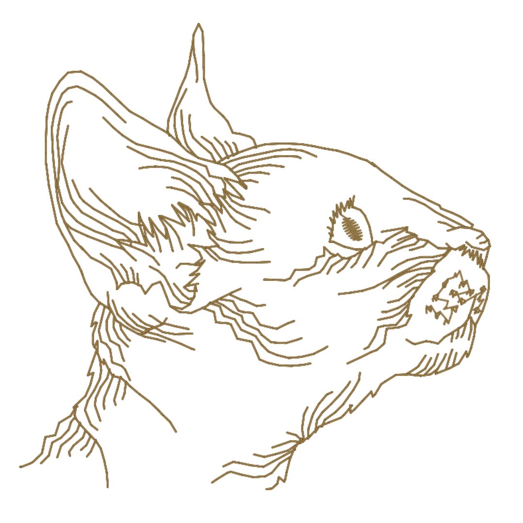 Cornish Rex Cats ( 10 Machine Embroidery Designsby ATW) 4X4 and 5X7 ...