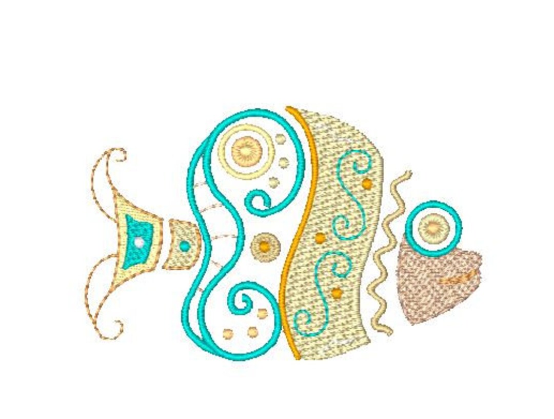 Native Fish Machine Embroidery Designs - Etsy