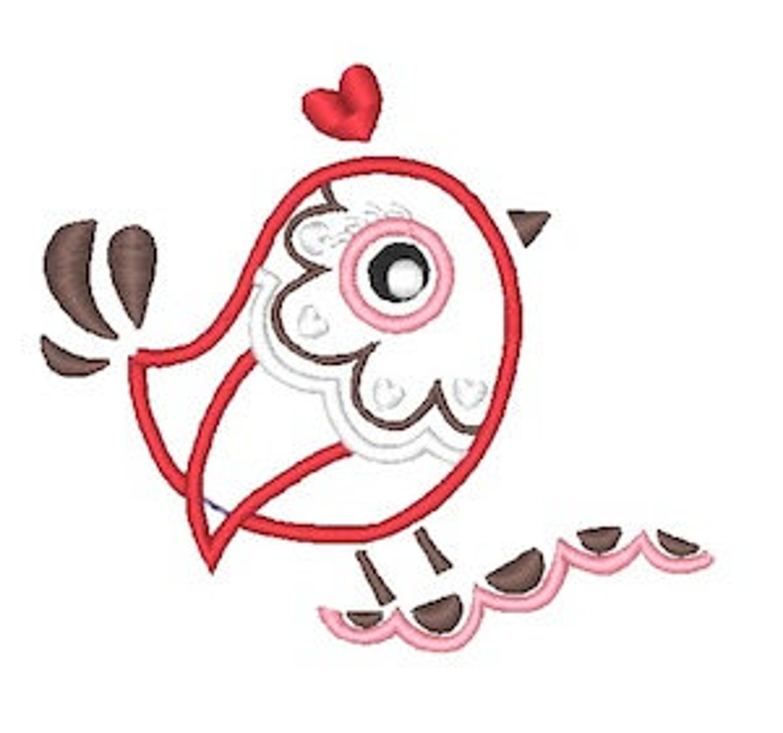 My Birdie Applique Machine Embroidery Designs - Etsy