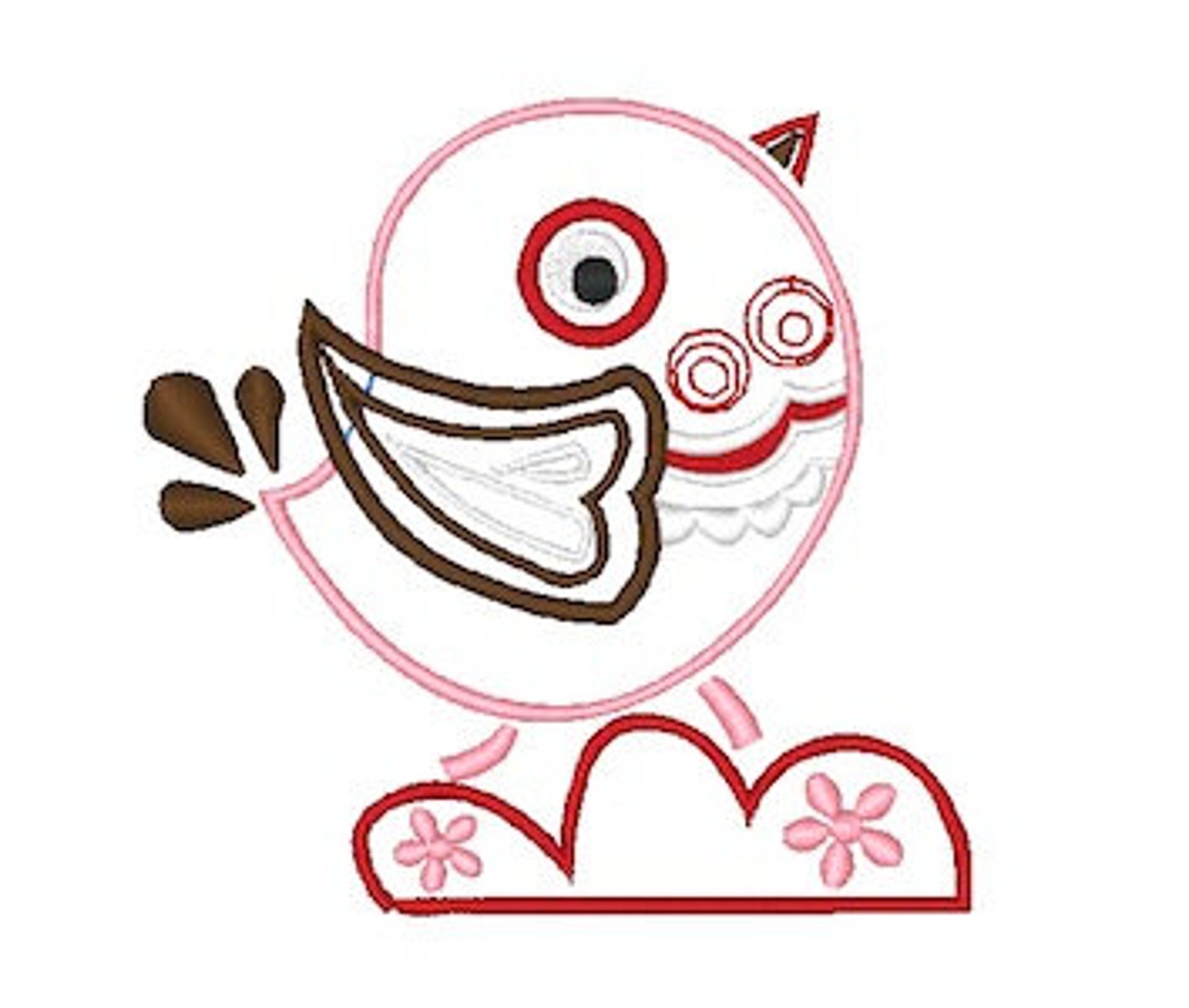 My Birdie Applique Machine Embroidery Designs - Etsy