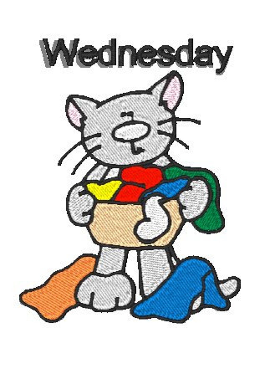 DOW Cats Machine Embroidery Designs - Etsy