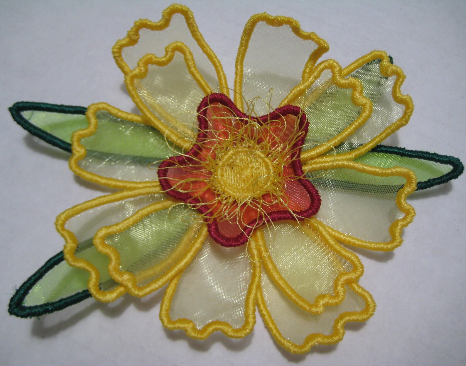 3D Free Standing Applique Flowers Project 6 4x4 Machine | Etsy