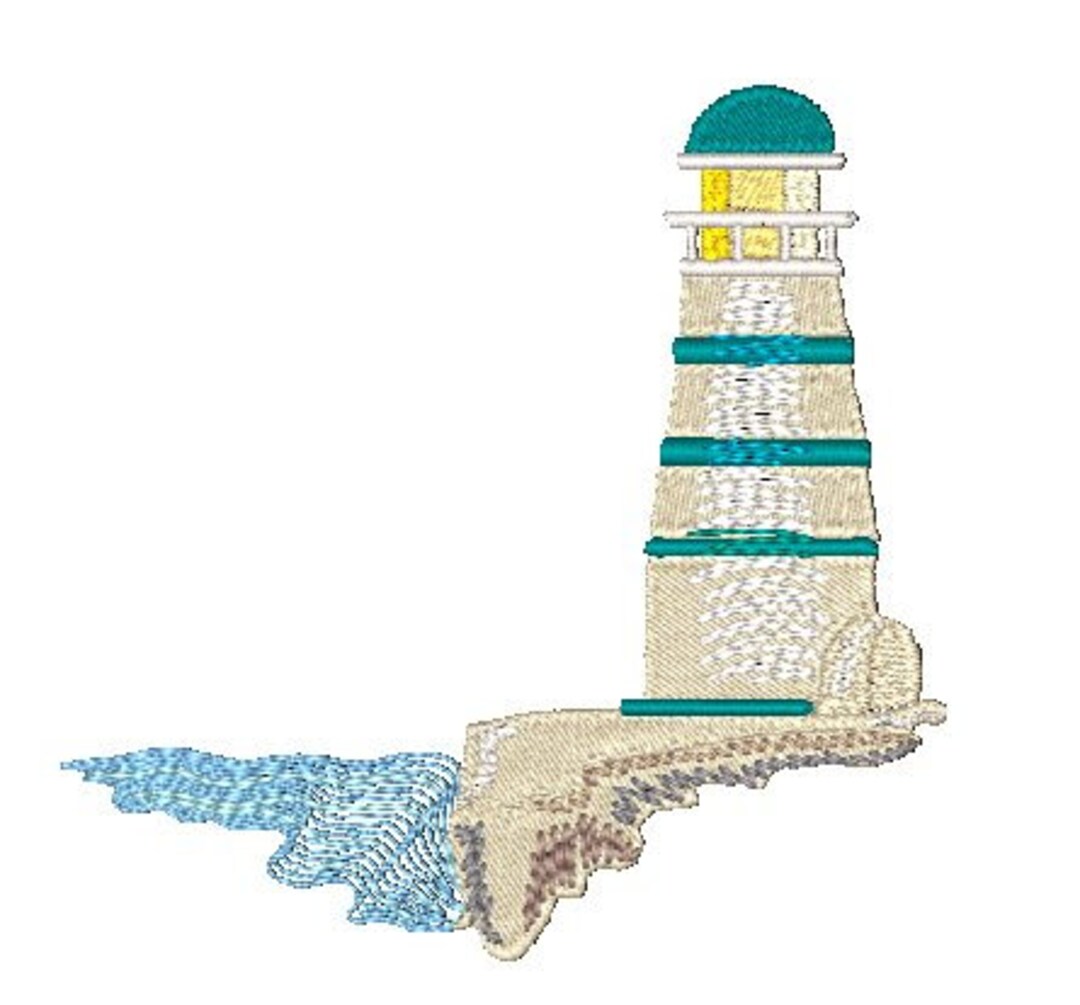 Lighthouses 7 Machine Embroidery Designs - Etsy