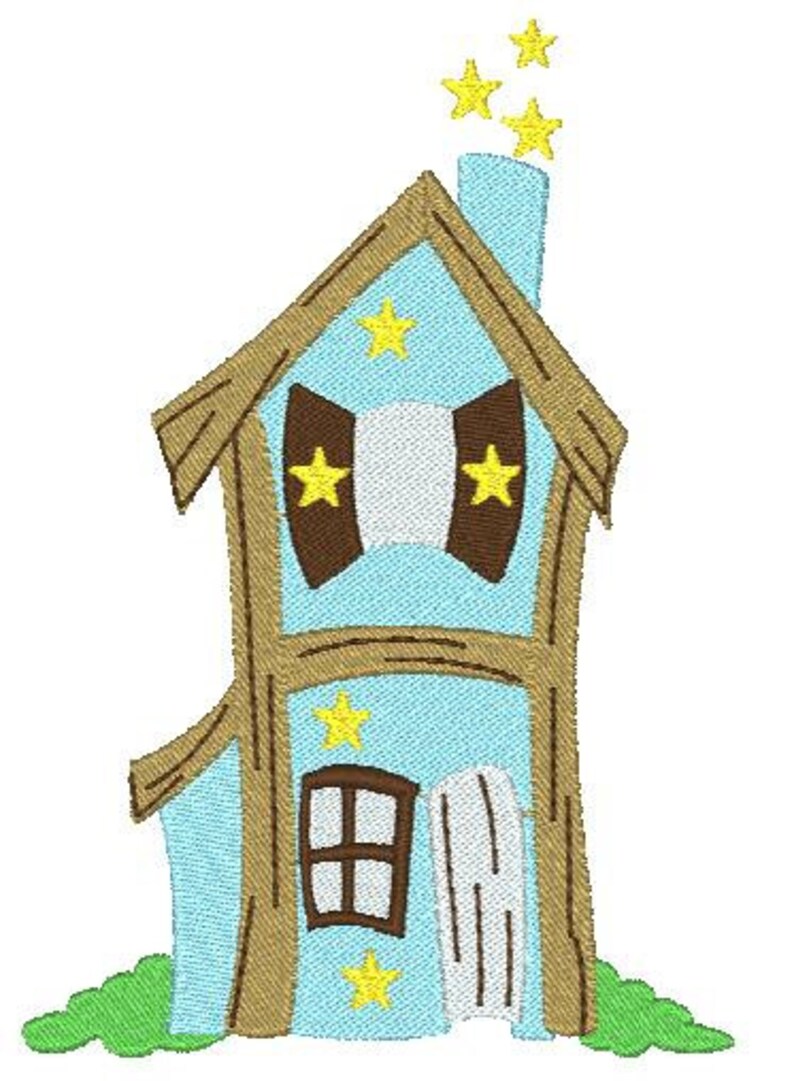 Enchanted Houses Machine Embroidery Designs - Etsy
