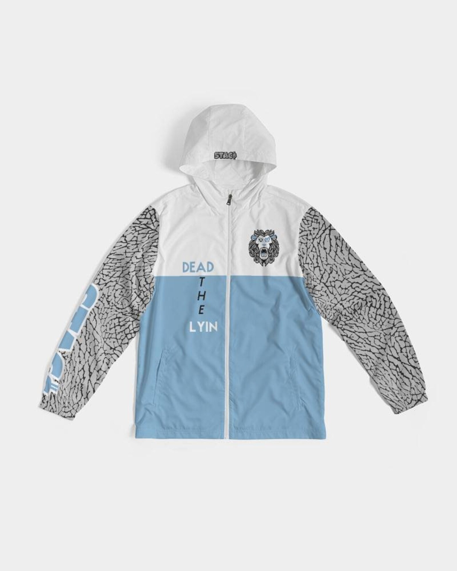 Jacket for Jordan 3 UNC | UNC Jordan 3 Windbreaker Carolina Blue, White ...