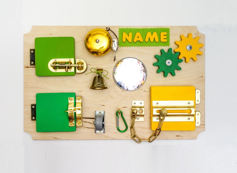 Activity Board Busy Toddler Montessori Board Sensory Fine | Etsy