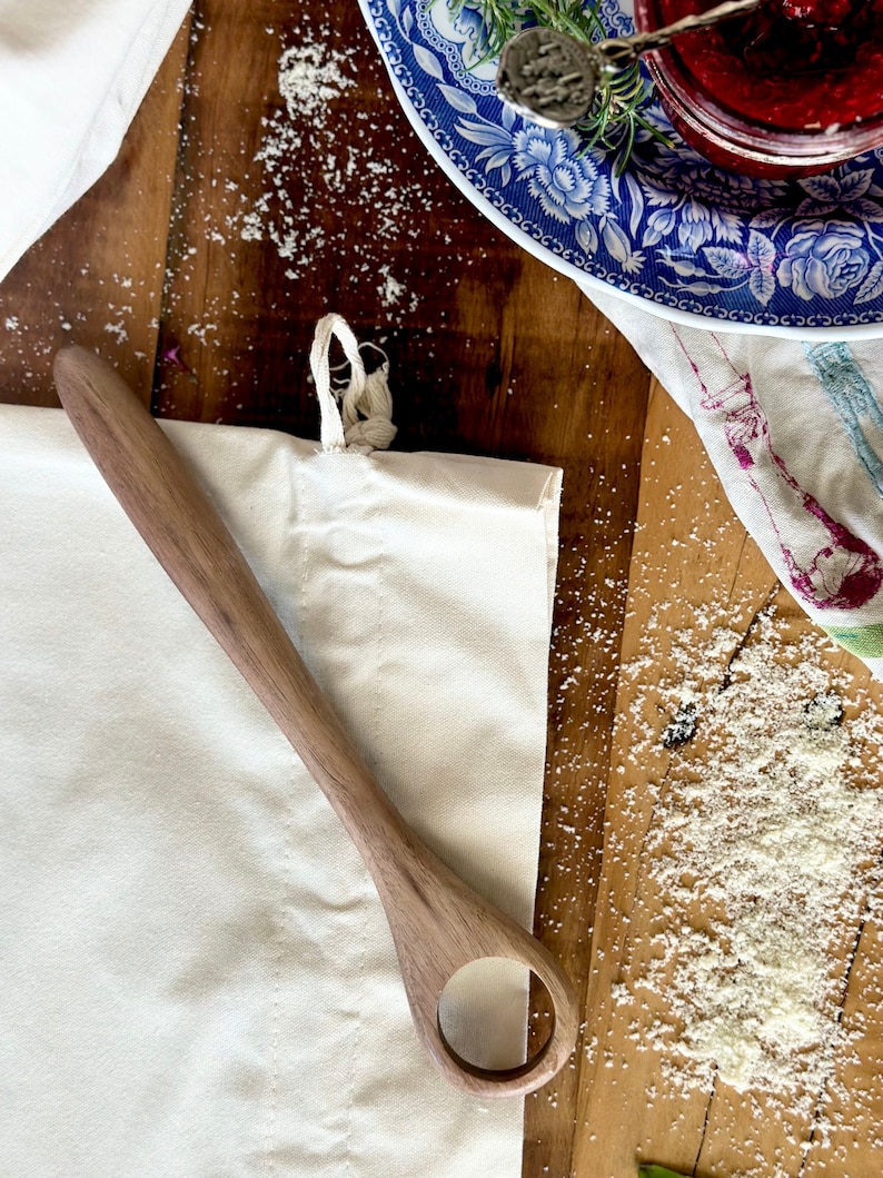 Handcrafted Walnut Wood Danish Dough Whisk: Sourdough Stirrer, Gift ...