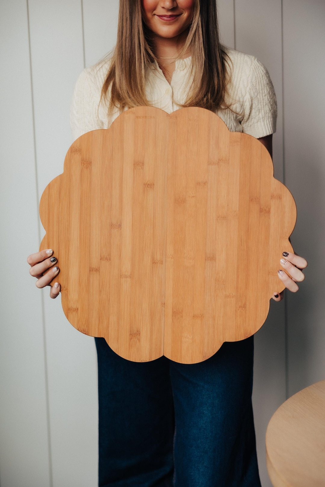 20” Scallop Board – Large Charcuterie Board – Entertaining Appetizer ...