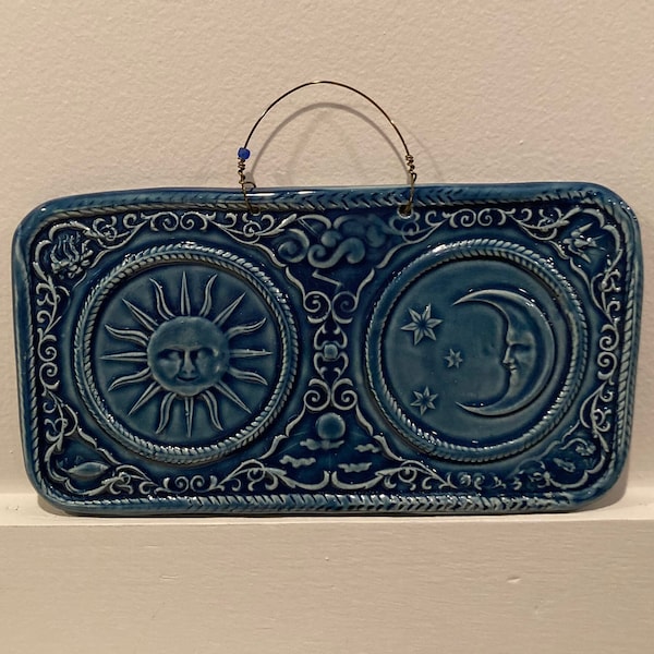 Moon Ceramic Tile - Etsy