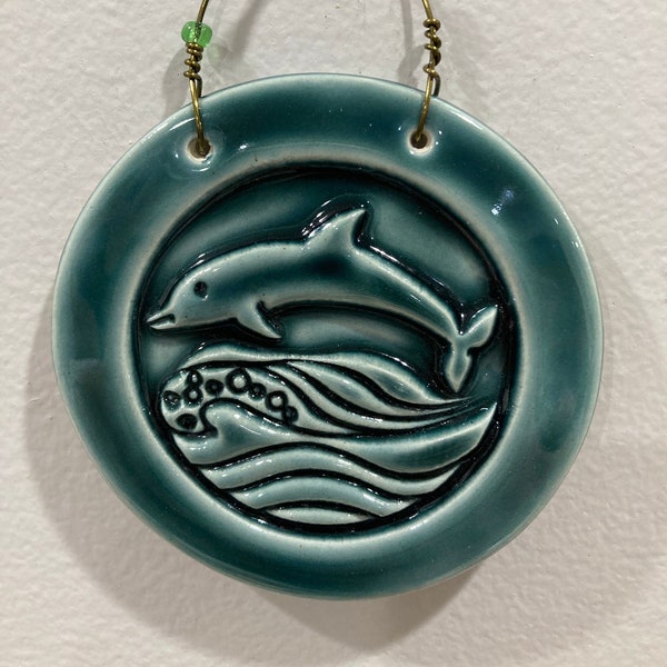 Ceramic Dolphin Wall Art - Etsy