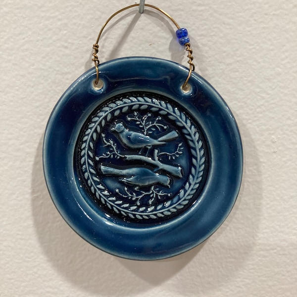 Ceramic Bluebird Wall Hanging - Etsy