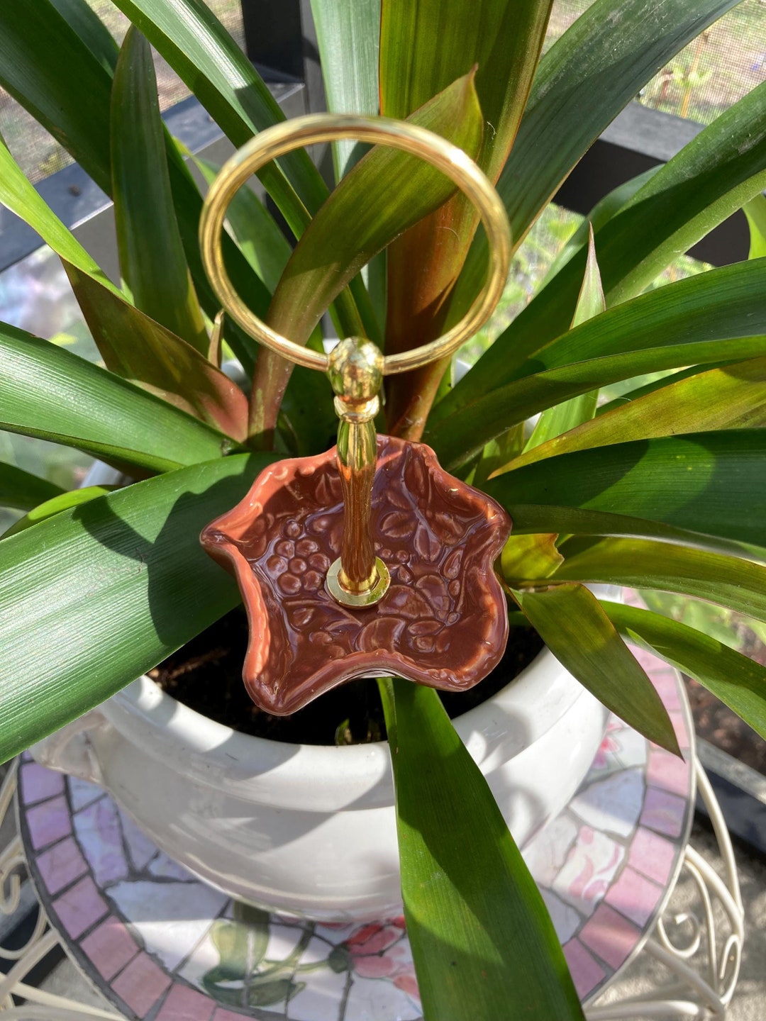 Bird Feeder, Bee Pollinator Water Station, Plant Pick, Garden Stake ...