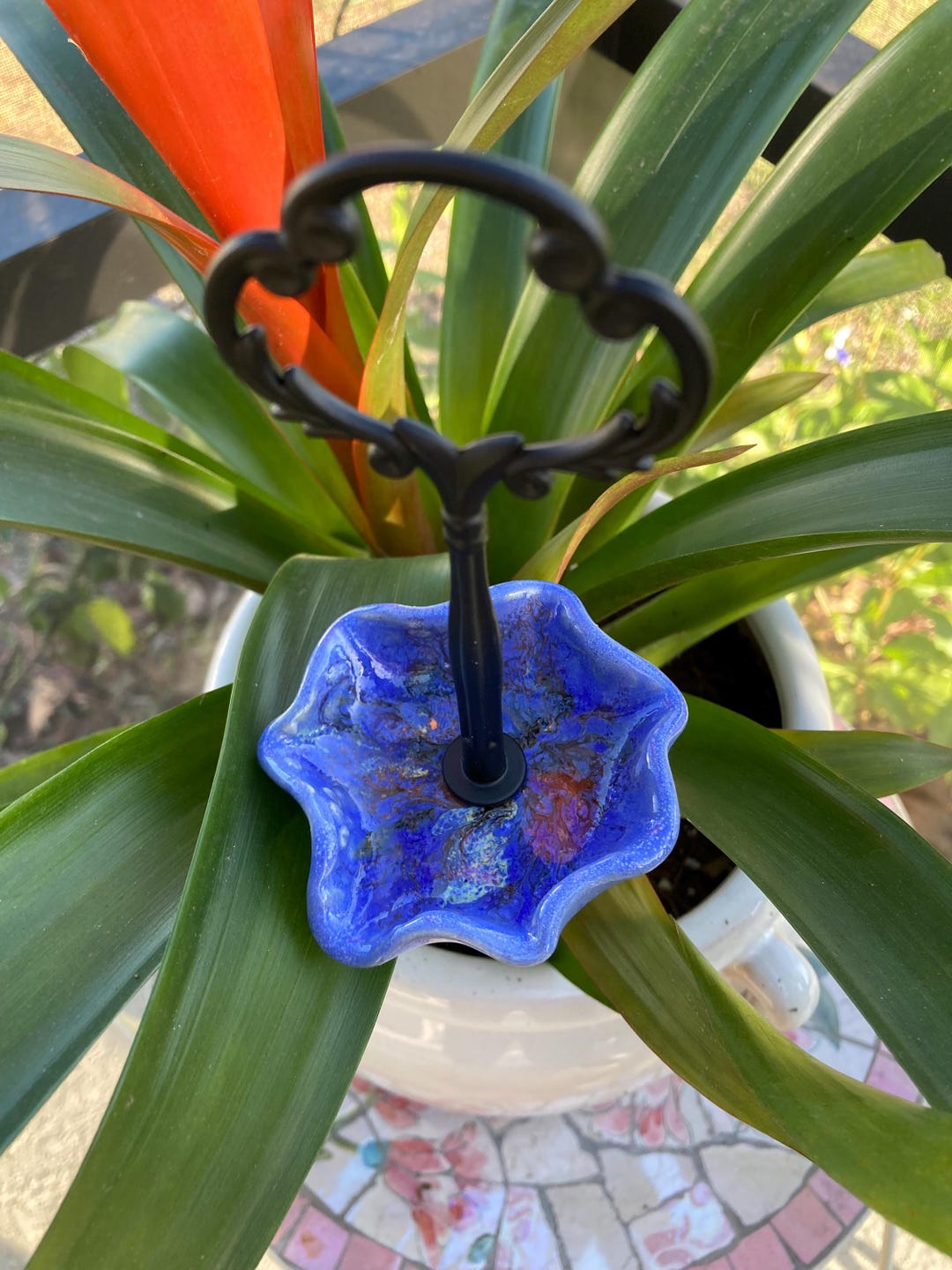 Bird Feeder, Bee Pollinator Water Station, Plant Pick, Garden Stake ...