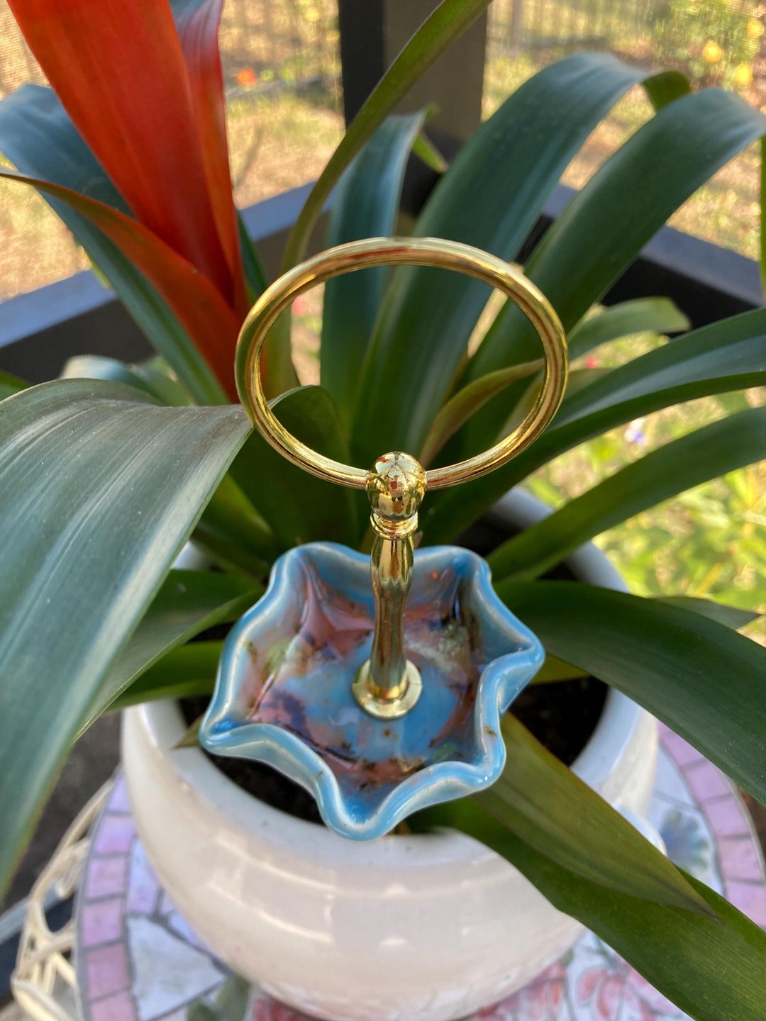 Bird Feeder, Bee Pollinator Water Station, Plant Pick, Garden Stake ...