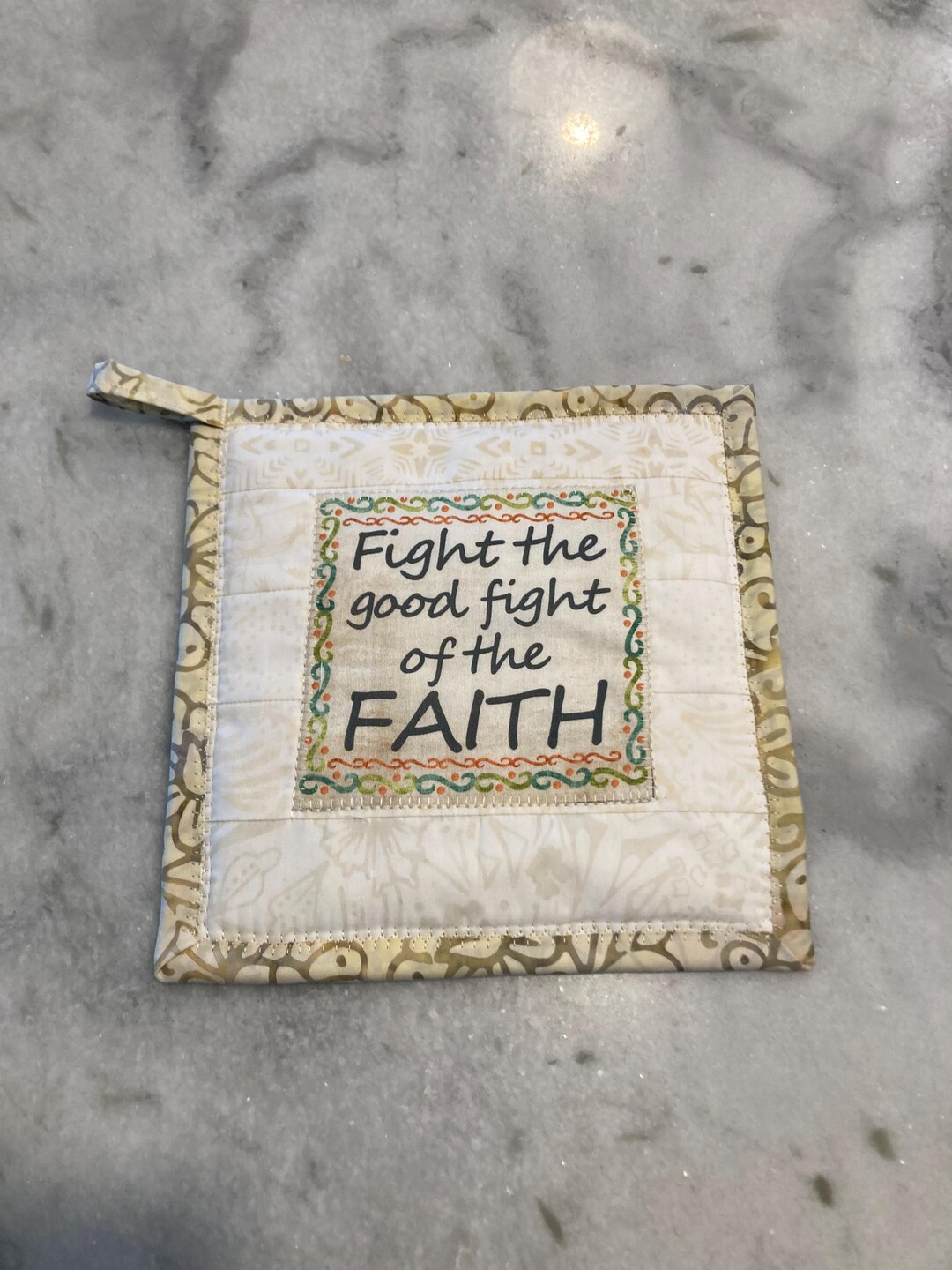 Pot Holders, Christian Pot Holder, Religious Pot Holders, Kitchen ...