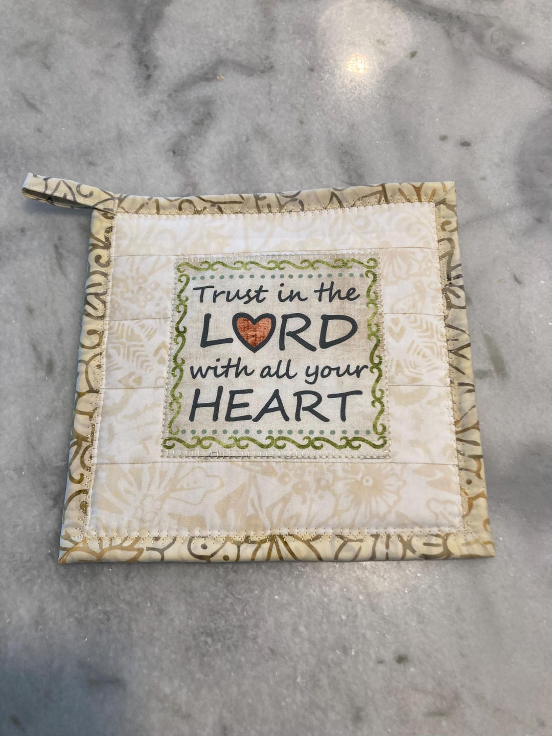 Pot Holders, Christian Pot Holder, Religious Pot Holders, Kitchen ...