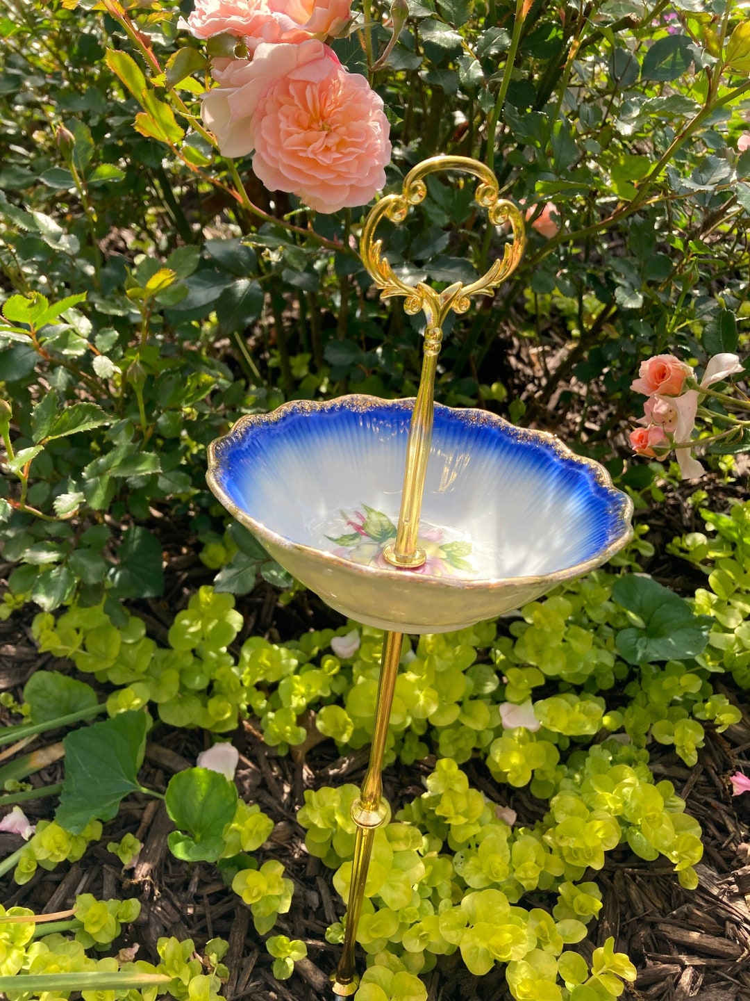 Bee Pollinator, Butterfly Watering Station, Bird Feeder, Vintage Bowl ...