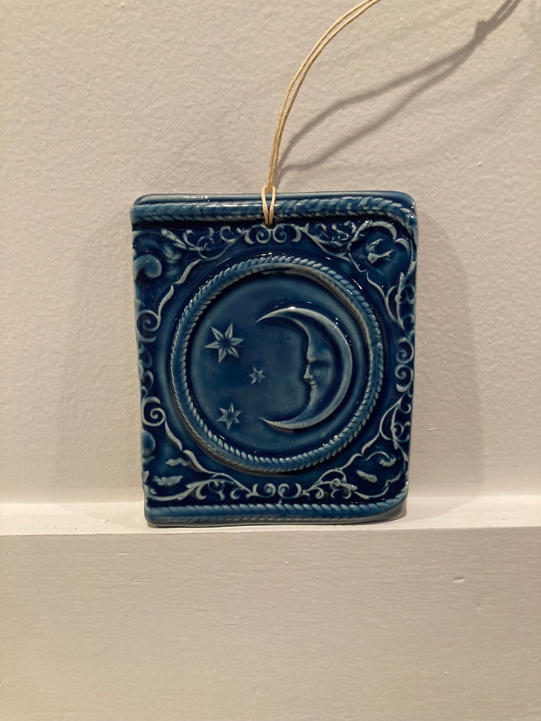 Moon Tile, Ceramic Wall Tile, Ceramic Art Tile, Kitchen Tile, Garden ...
