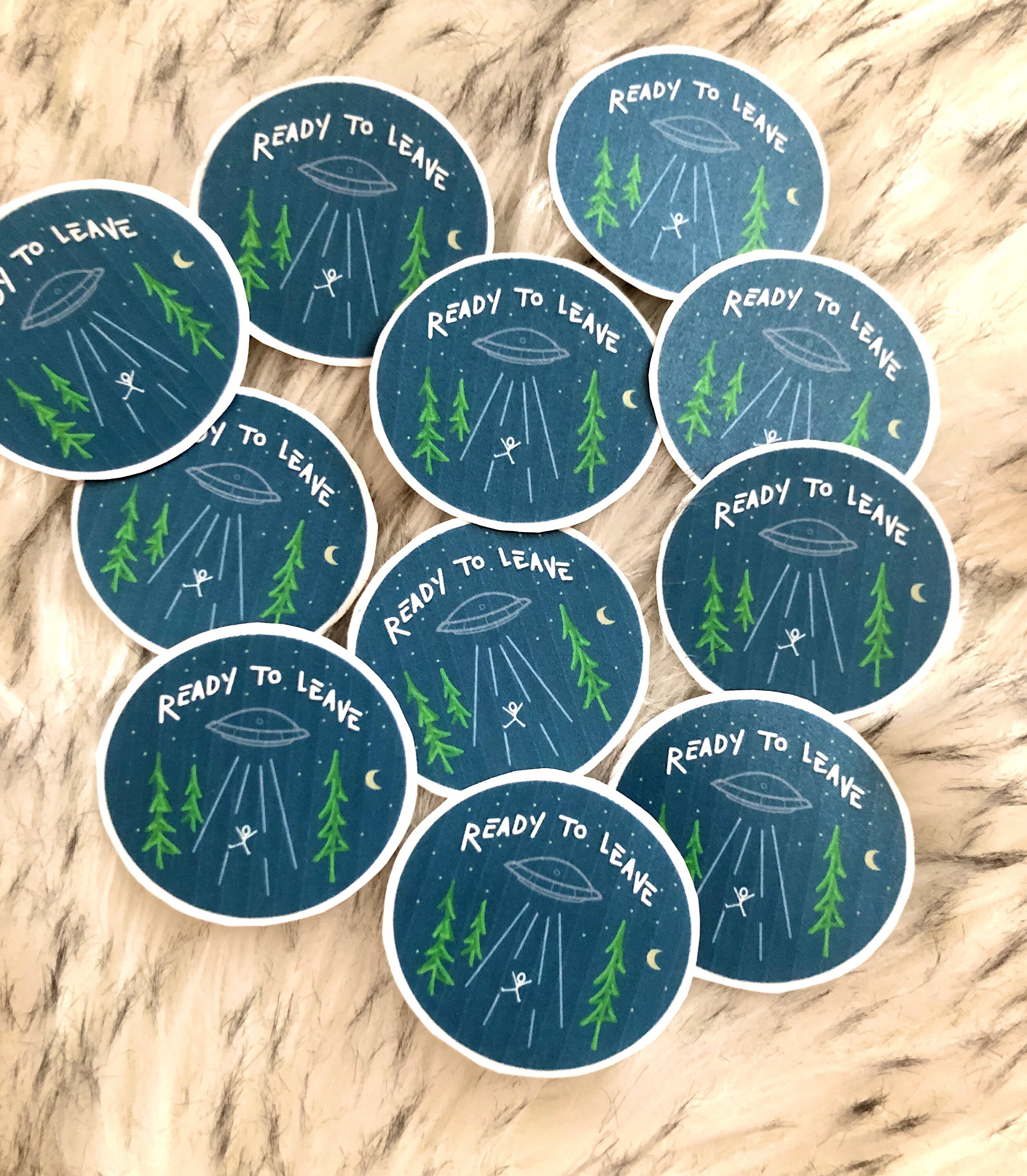 Ready to Leave Vinyl Sticker || Water Bottle Sticker | Cute Sticker ...