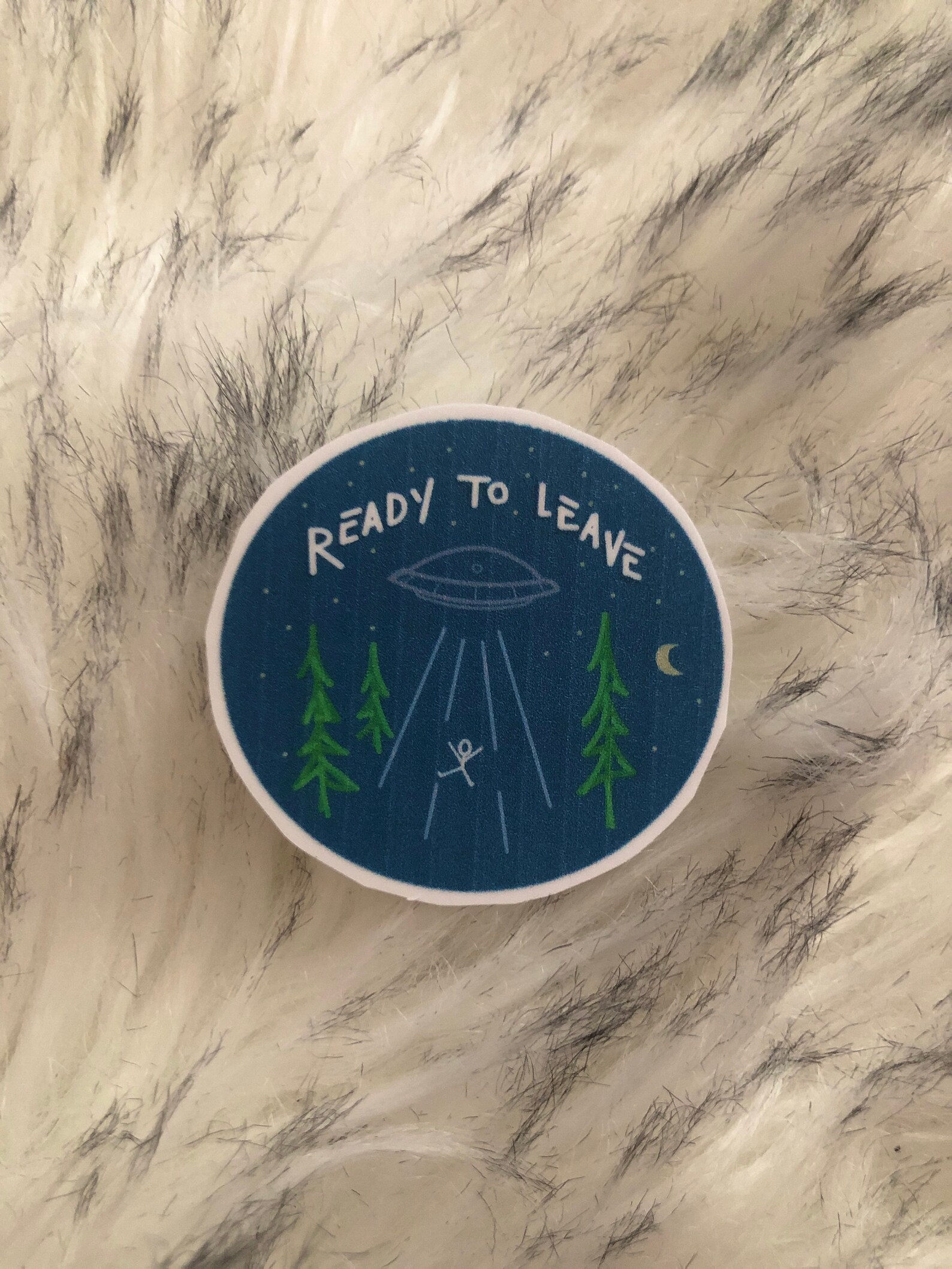 Ready to Leave Vinyl Sticker || Water Bottle Sticker | Cute Sticker ...