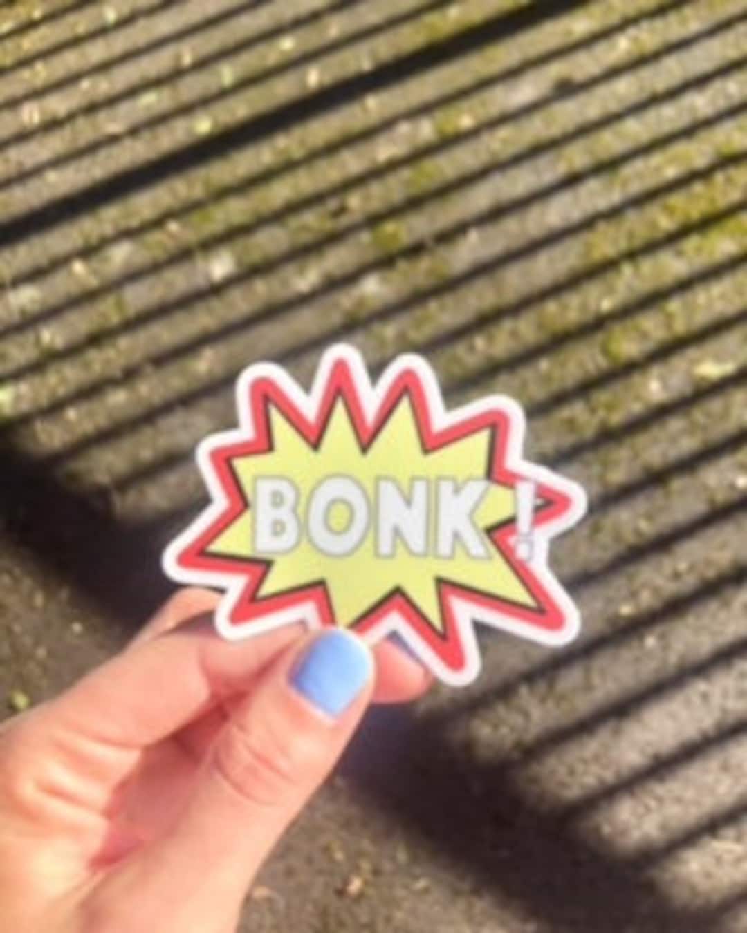 Bonk Sticker || Water Bottle Sticker | Cute Sticker | Gift for | Laptop ...