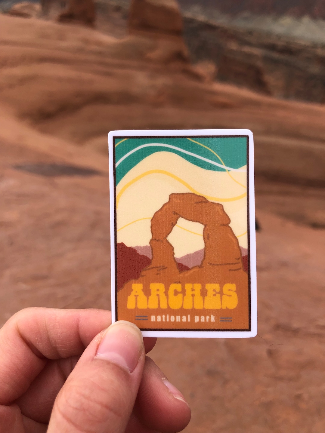Arches National Park Sticker || Water Bottle Sticker | Cute Sticker ...