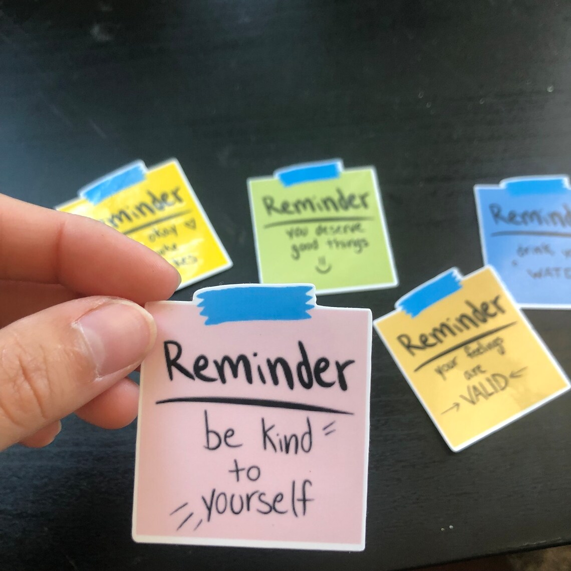 Reminder Be Kind to Yourself Sticker || Water Bottle Sticker | Cute ...