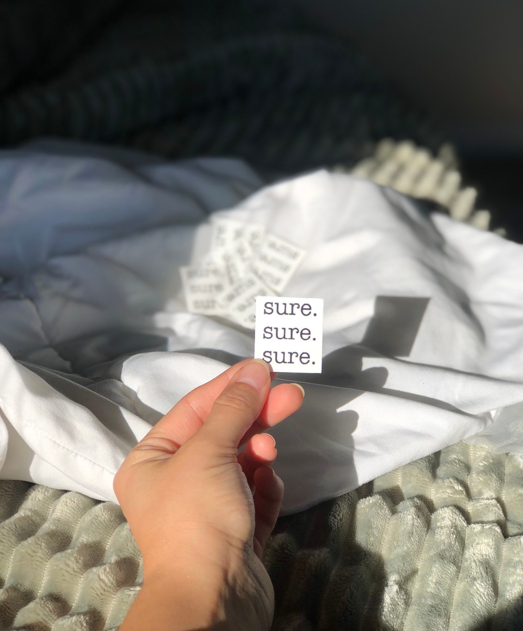 Sure Funny Sticker Water Bottle Sticker Cute Sticker - Etsy