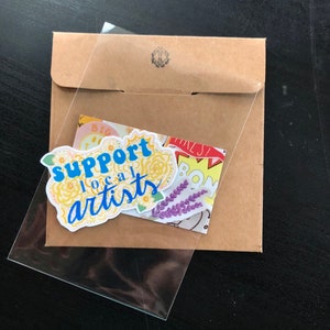 Support Your Local Artist Sticker || Water Bottle Sticker | Cute ...