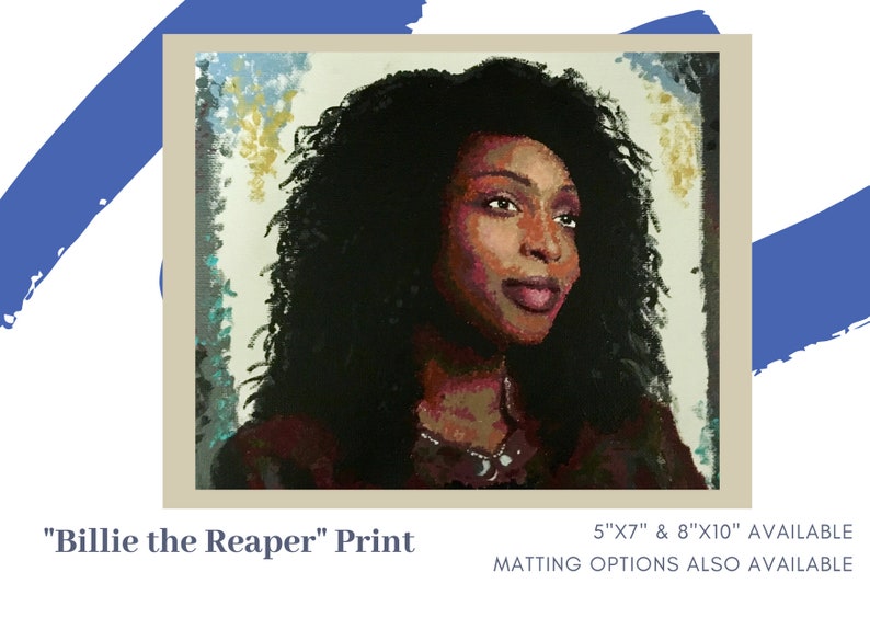 Supernatural: Billie the Reaper PRINT - Etsy