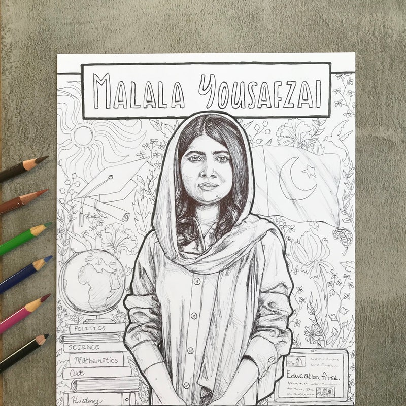 Malala Yousafzai - Etsy