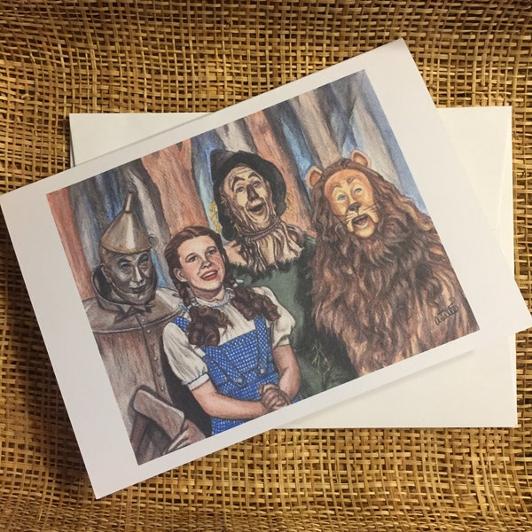 Wizard of Oz Greeting Card - Etsy