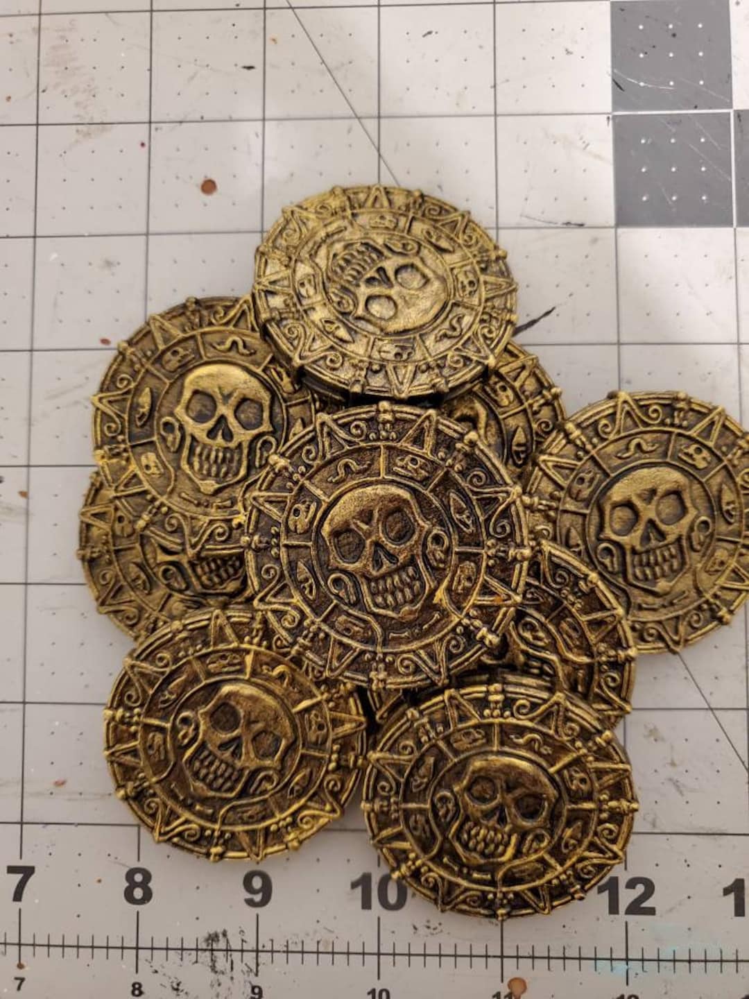 Cursed Aztec Gold Coin - Etsy