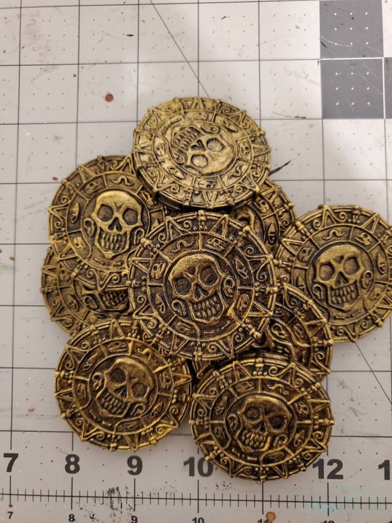 Cursed Aztec Gold Coin - Etsy Canada