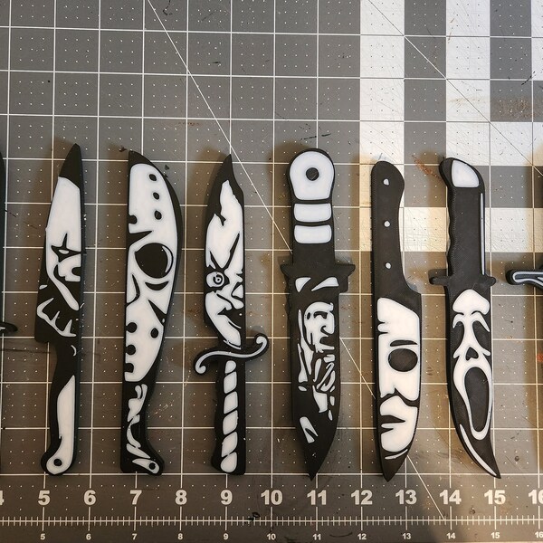 3d Printed Horror Knives - Etsy
