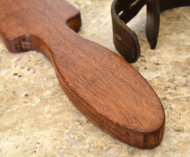 Mahogany Swatter Spanking Paddle Hits Hards Easy to Swing - Etsy