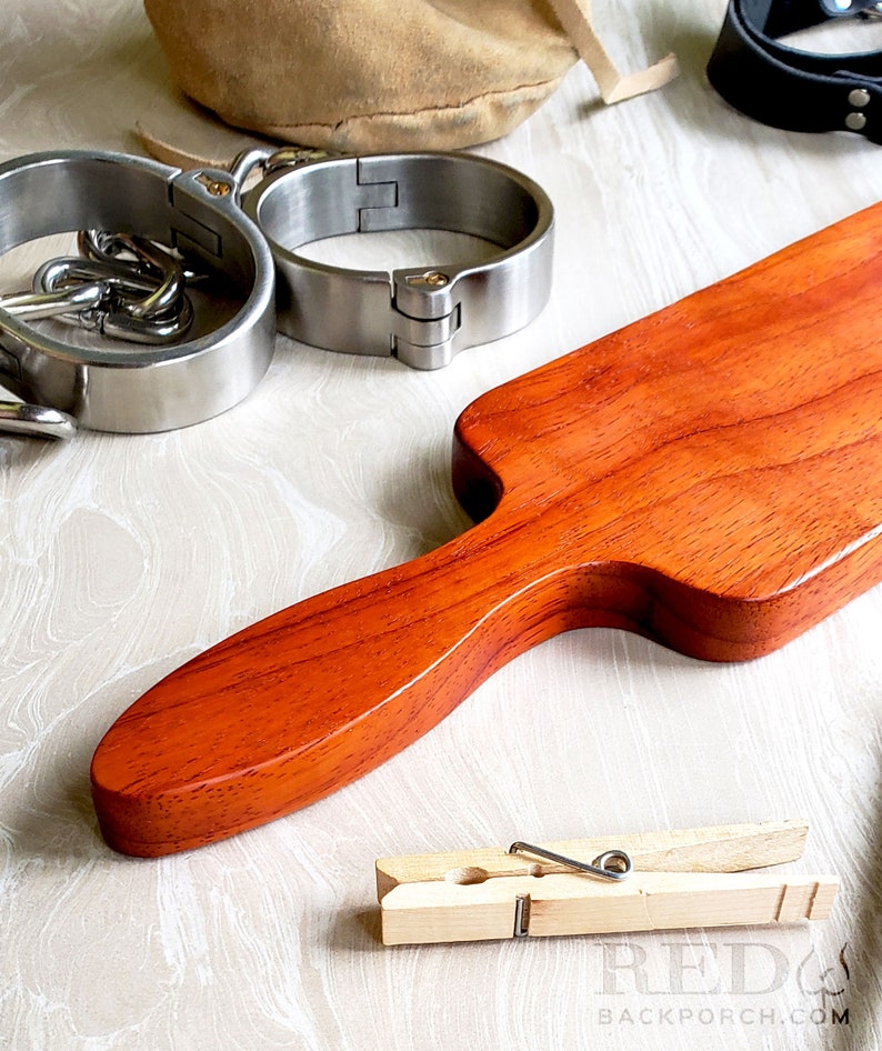 Thuddy Ruler Spanking Paddle in Solid Padauk Dense Exotic | Etsy
