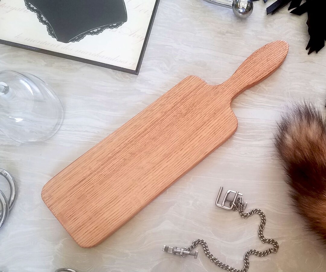 Ruler Spanking Paddle in Oak for Thud Loving Impact Players and ...