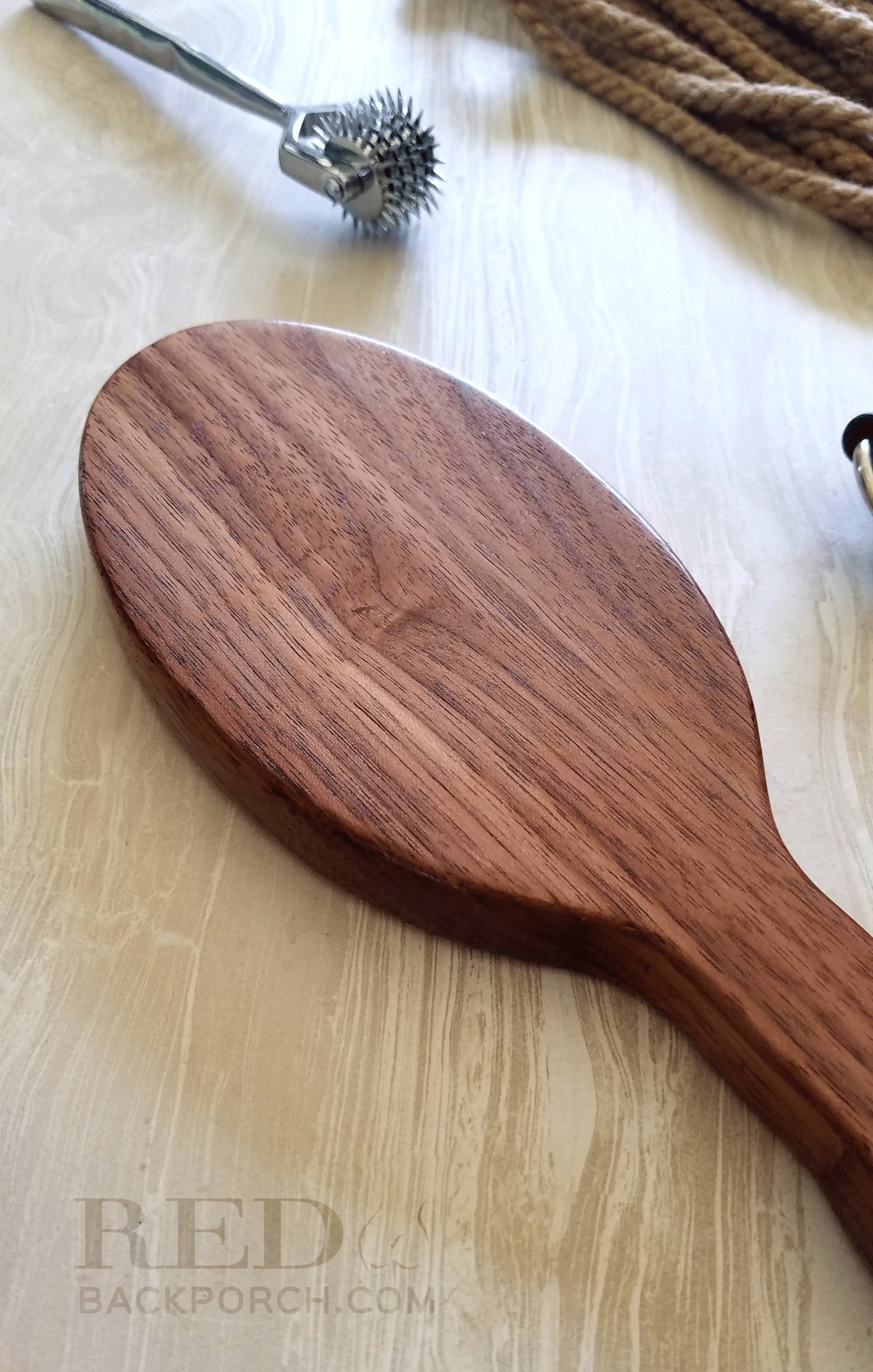 Hair Brush OTK Spanking Paddle in Black Walnut MATURE - Etsy