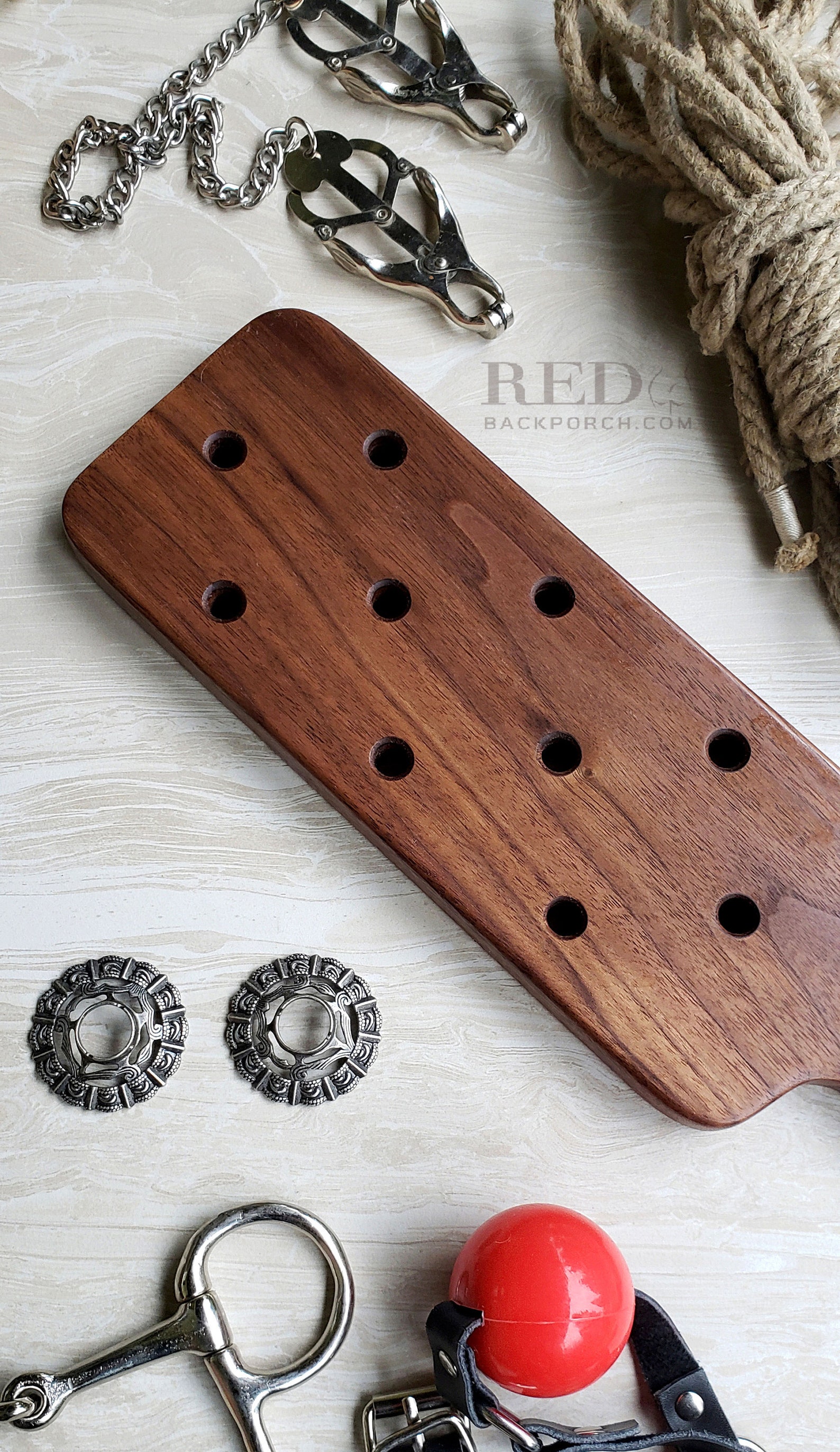 Ruler Spanking Paddle With Holes in Black Walnut Mature - Etsy