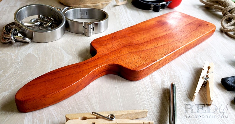 Thuddy Ruler Spanking Paddle in Solid Padauk Dense Exotic | Etsy