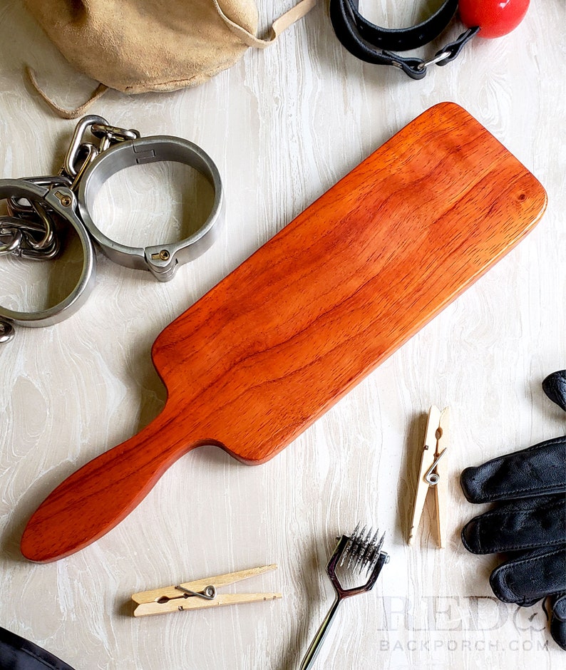 Thuddy Ruler Spanking Paddle in Solid Padauk Dense Exotic | Etsy
