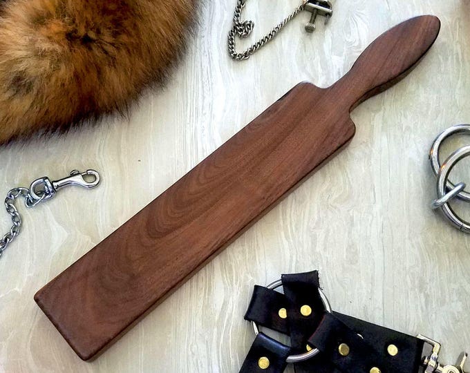 Swatter 15 Spanking Paddle in Black Walnut MATURE - Etsy
