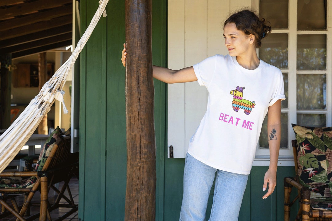 Beat Me Spanking T-shirt With Pinata - Mature - Etsy